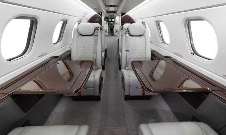 What are the executive jets in production by Embraer