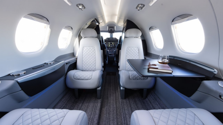 What are the executive jets in production by Embraer