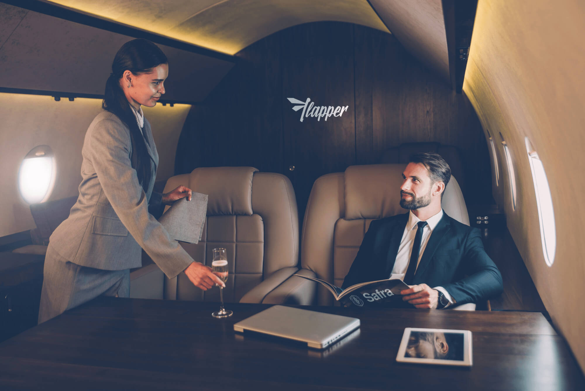 Jet Management and Private Flights: Partnership between Safra and Flapper